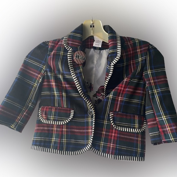 Harajuku mini | Jackets & Coats | Mini Harajuku Plaid Mini Blazer Coat ...